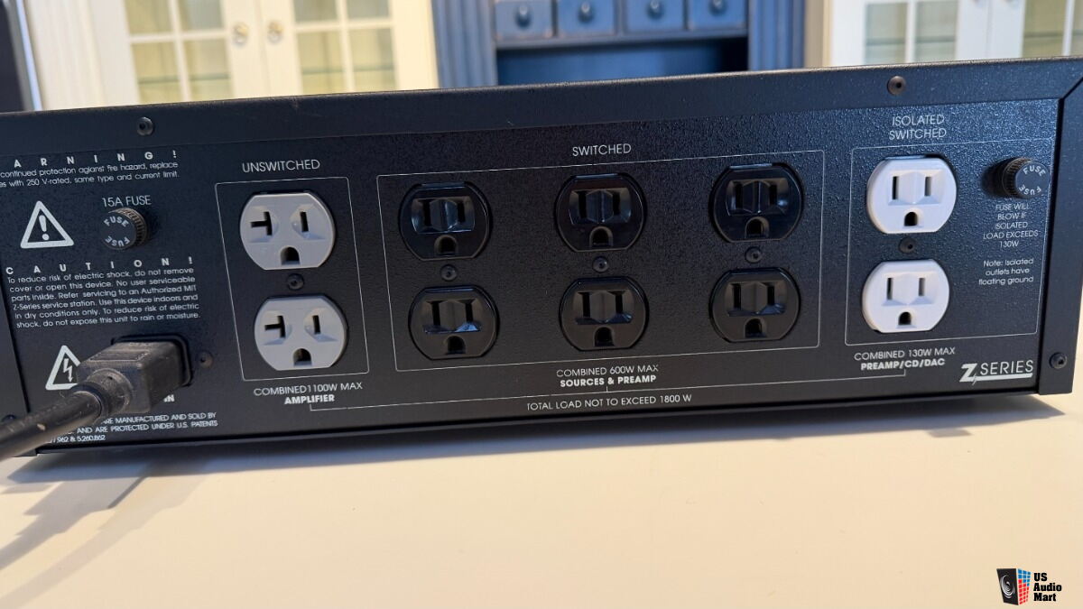 TWO MIT Z Center Power Conditioners - black and silver Photo #5967526 ...