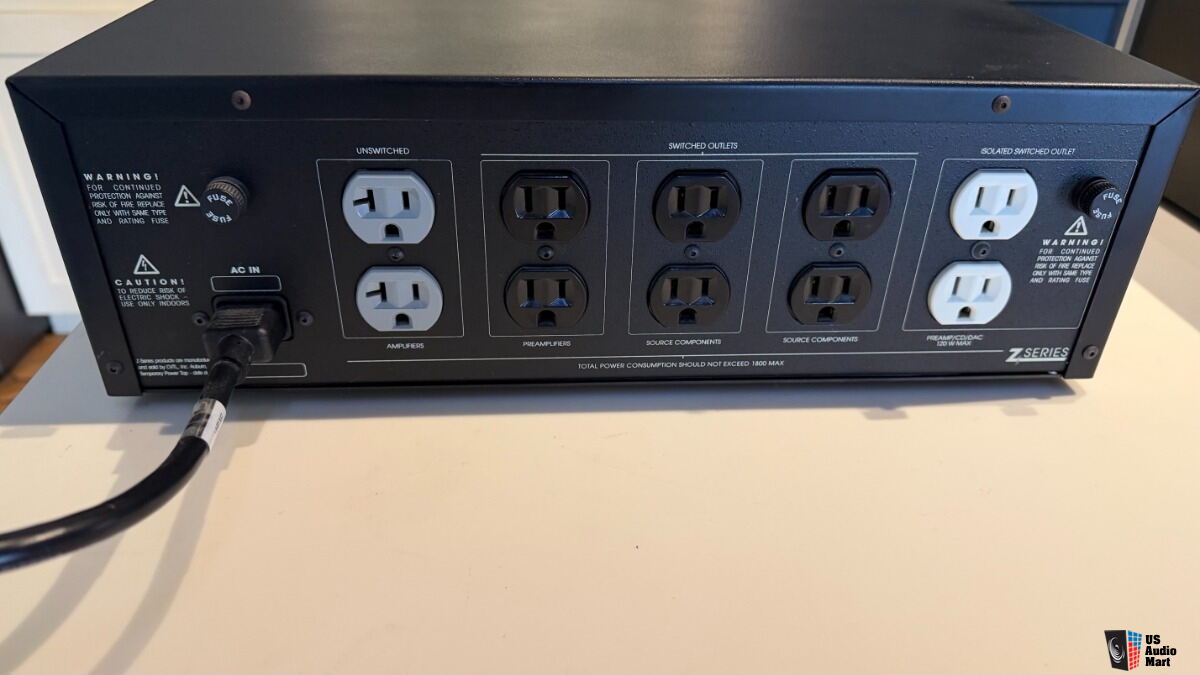 TWO MIT Z Center Power Conditioners - black and silver Photo #5967533 ...