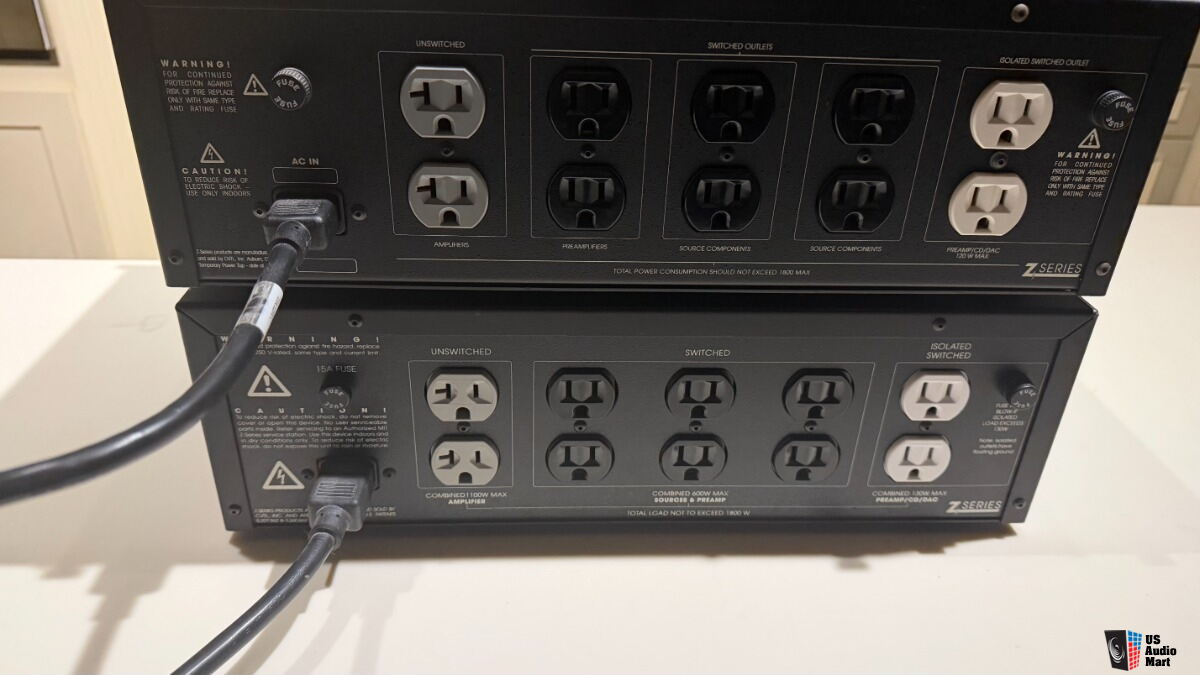 TWO MIT Z Center Power Conditioners - black and silver Photo #5967538 ...