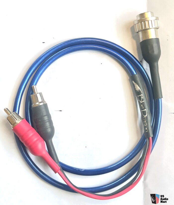 Blue Dragon Naim DIN to RCA upgrade interconnect cable 3ft by Moon ...