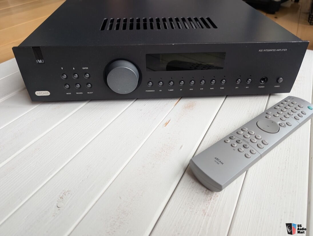 Arcam FMJ A32 Integrated Amplifier 100W in Great Cond w Phono and OEM ...
