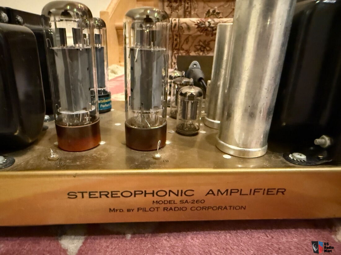 Pilot SA-260Tube Amp with EL-34 Push-Pull output Photo #5970095 - US ...