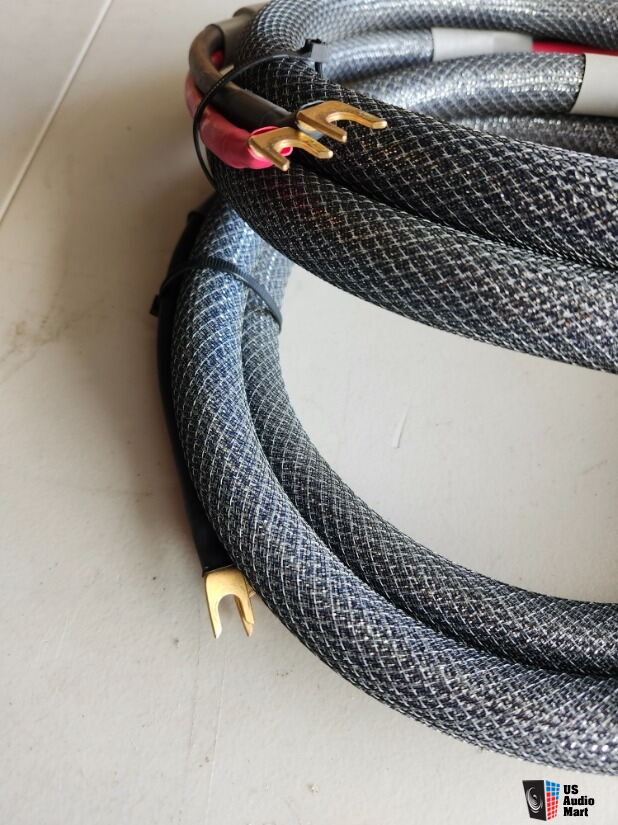 Acoustic Zen Absolute zero crystal silver 8' speaker cable Photo ...