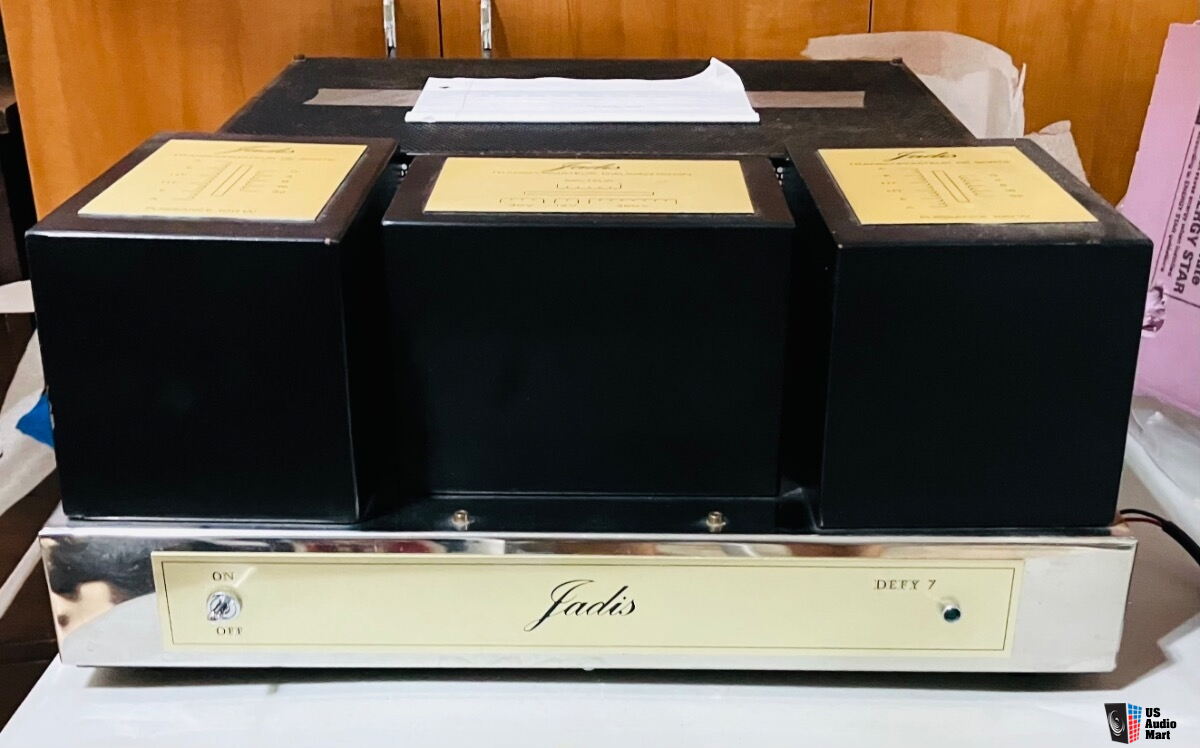 Jadis Defy 7 Vacuum Tube Stereo Amplifier For Sale - Canuck Audio Mart
