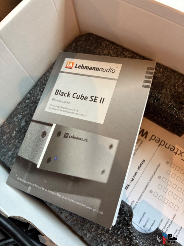 Lehmann Audio Black Cube SEII Phono Preamplifier Photo #5972385 - US ...