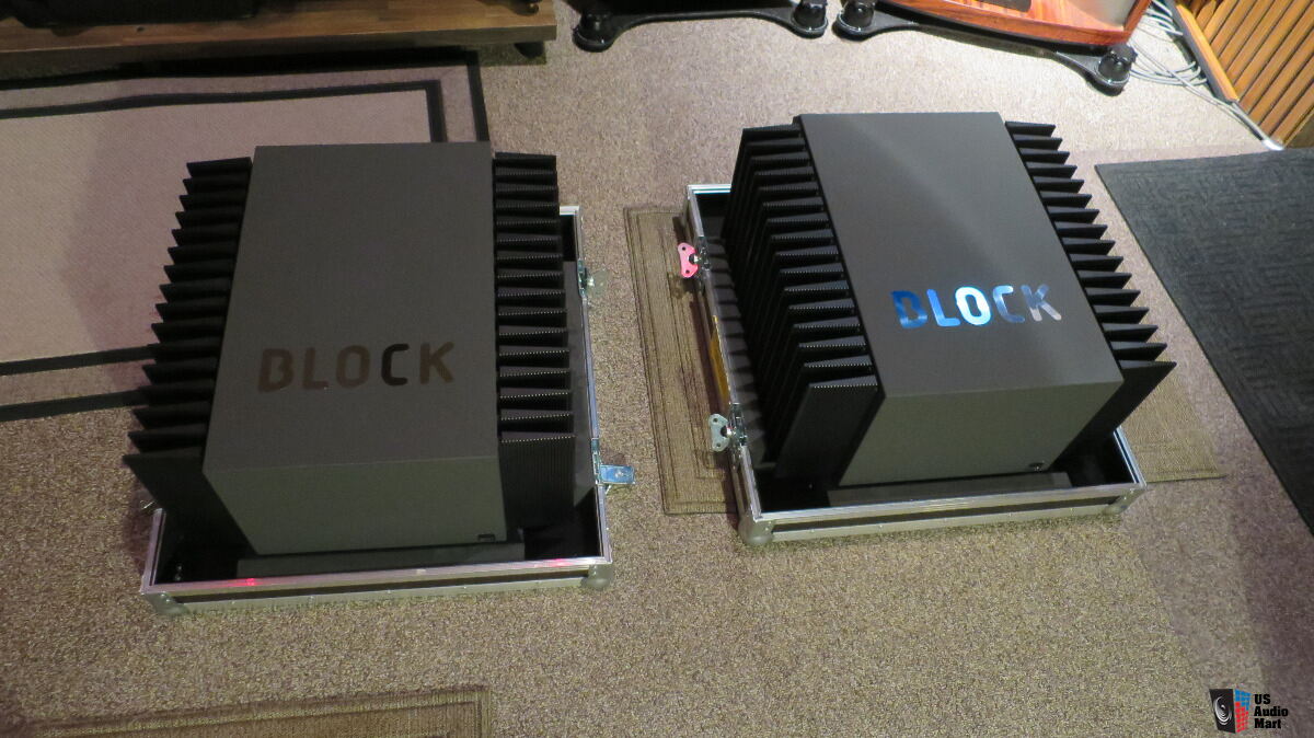 BLOCK AUDIO 200 watt Pure Class A Mono Blocks For Sale - Canuck Audio Mart