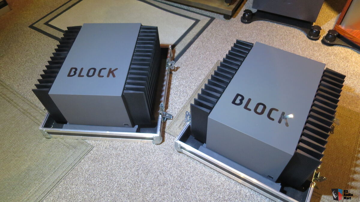 BLOCK AUDIO 200 watt Pure Class A Mono Blocks Photo #5974402 - US Audio ...