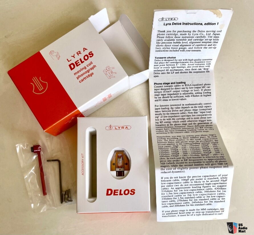 Lyra Delos MC Phono Cartridge, Line-contact stylus on Boron cantilever ...