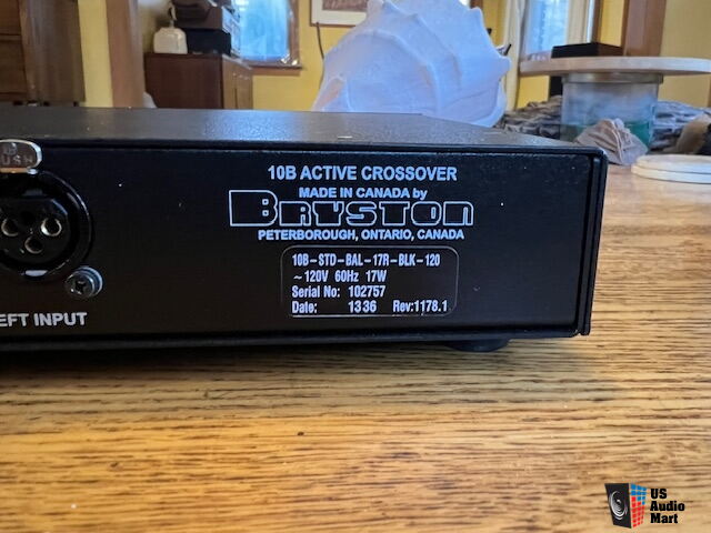 Bryston 10B-STD XLR Active Crossover Photo #5976710 - US Audio Mart