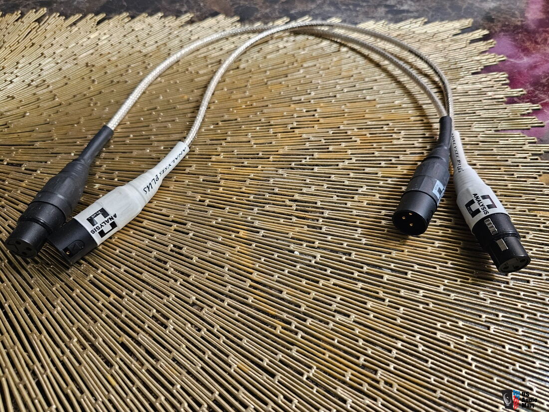 Analysis Plus Silver Apex XLR .5m Pair Photo #5980465 - US Audio Mart