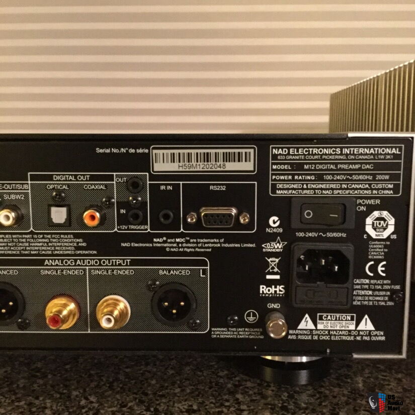 NAD M12 Preamplifier Photo #5981215 - US Audio Mart