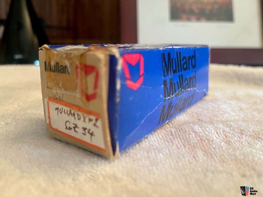 Mullard GZ34/5AR4 NewOldStock/NewInBox tests new & FREE SHIP Photo ...