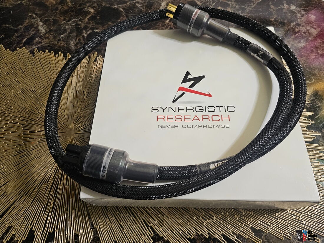 Synergistic Research Black HC 10AWG power Cables 5ft (2) For Sale - US ...