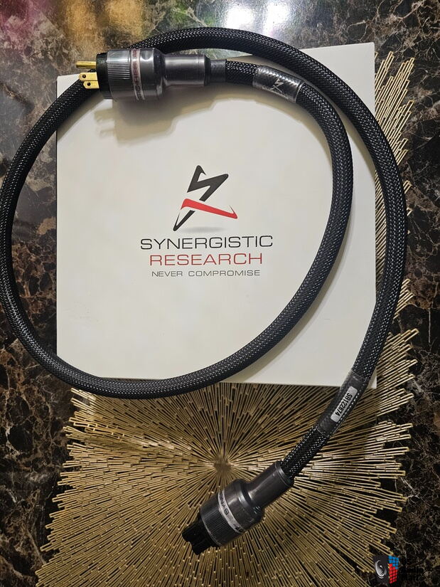 Synergistic Research Black HC 10AWG power Cables 5ft (2) Photo #5983657 ...