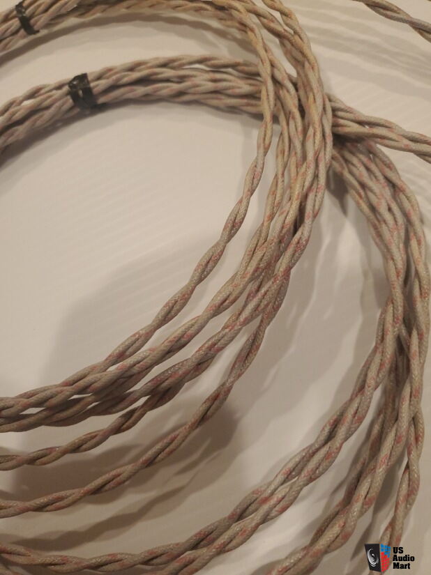 Vintage Western Electric 8ft Speaker Cables Compare To Auditorium 23 ...