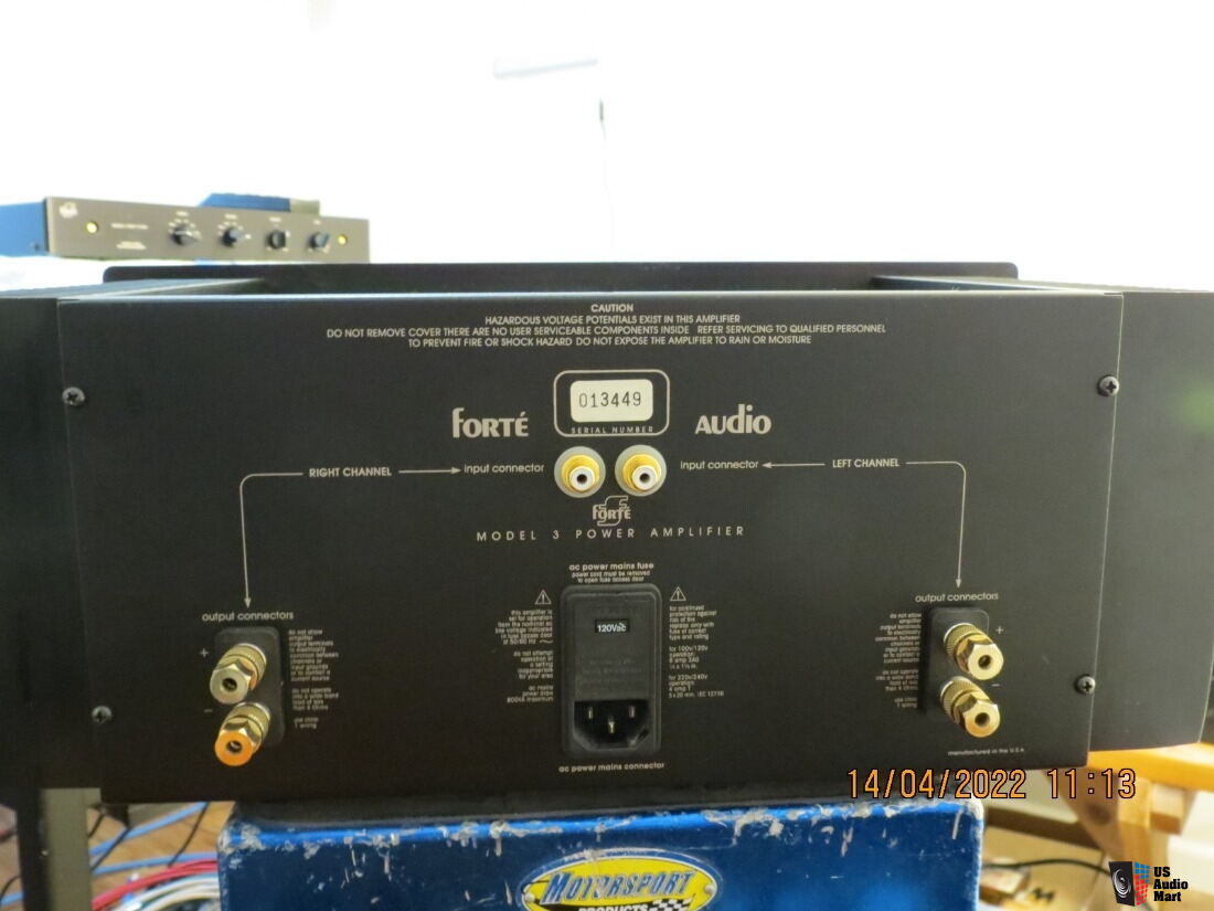 Forte 3 Amp with Forte 44 PreAmp Photo #5984821 - US Audio Mart
