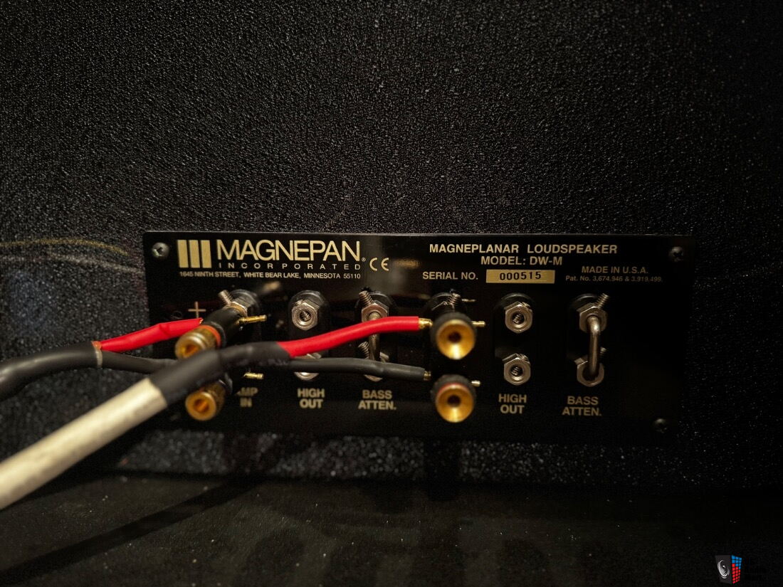 Magnepan DWM Bass Panel - Woofer module in black Photo #5987320 - US ...