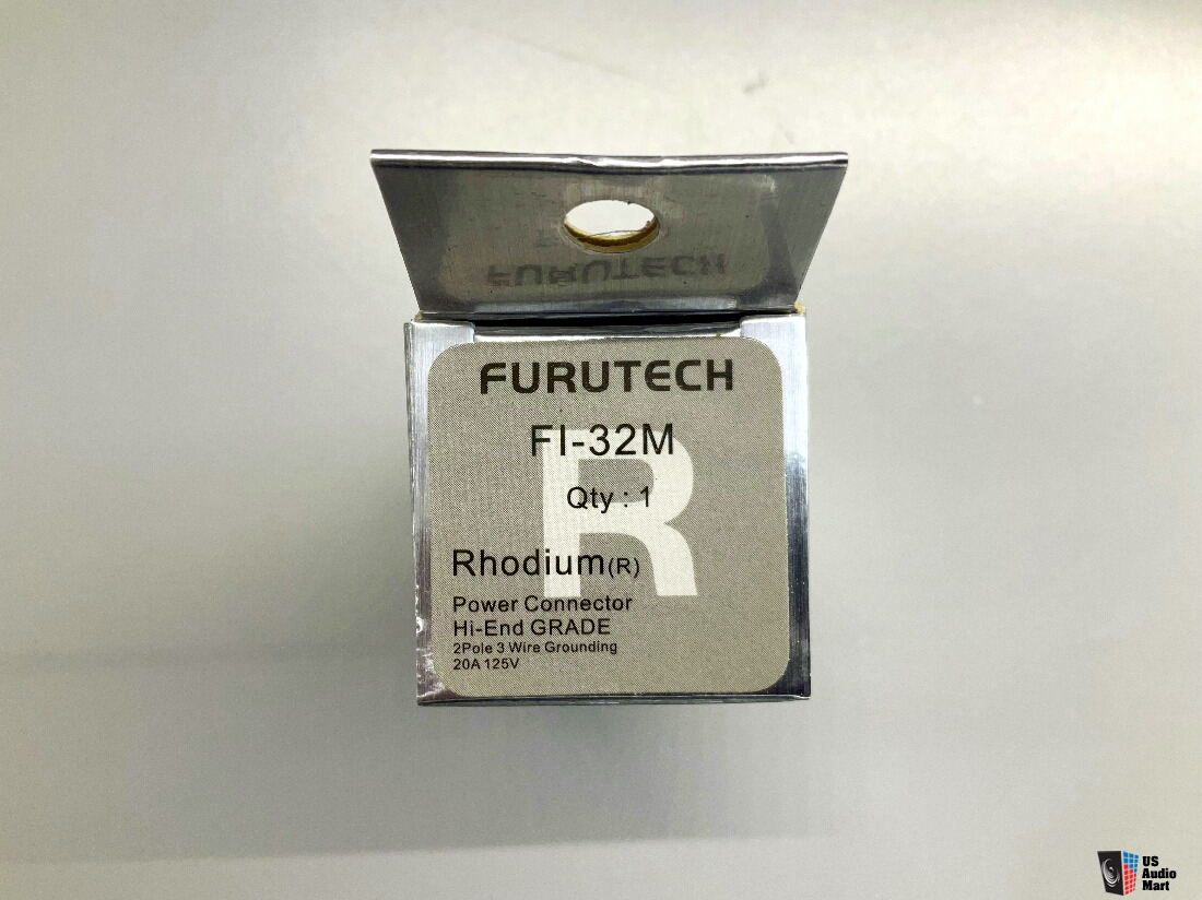 Furutech FI-32M 20A Rhodium Male Power Plug - Two Available Photo ...