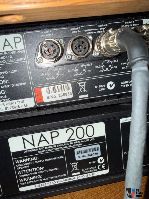 Naim NAP 200 in excellent condition, includes 1 Naim Din cable Photo ...