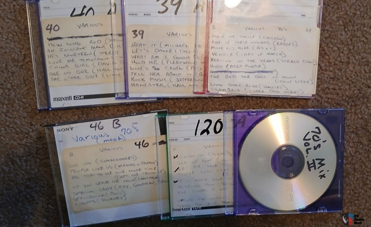 FREE to a good home. CD Collection. 600 CD's. Homemade recordings made ...