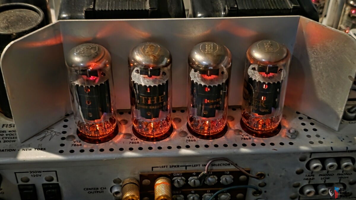 The Fisher 400 Tube Receiver Fully Restored Beautiful Wood Case - Spare ...