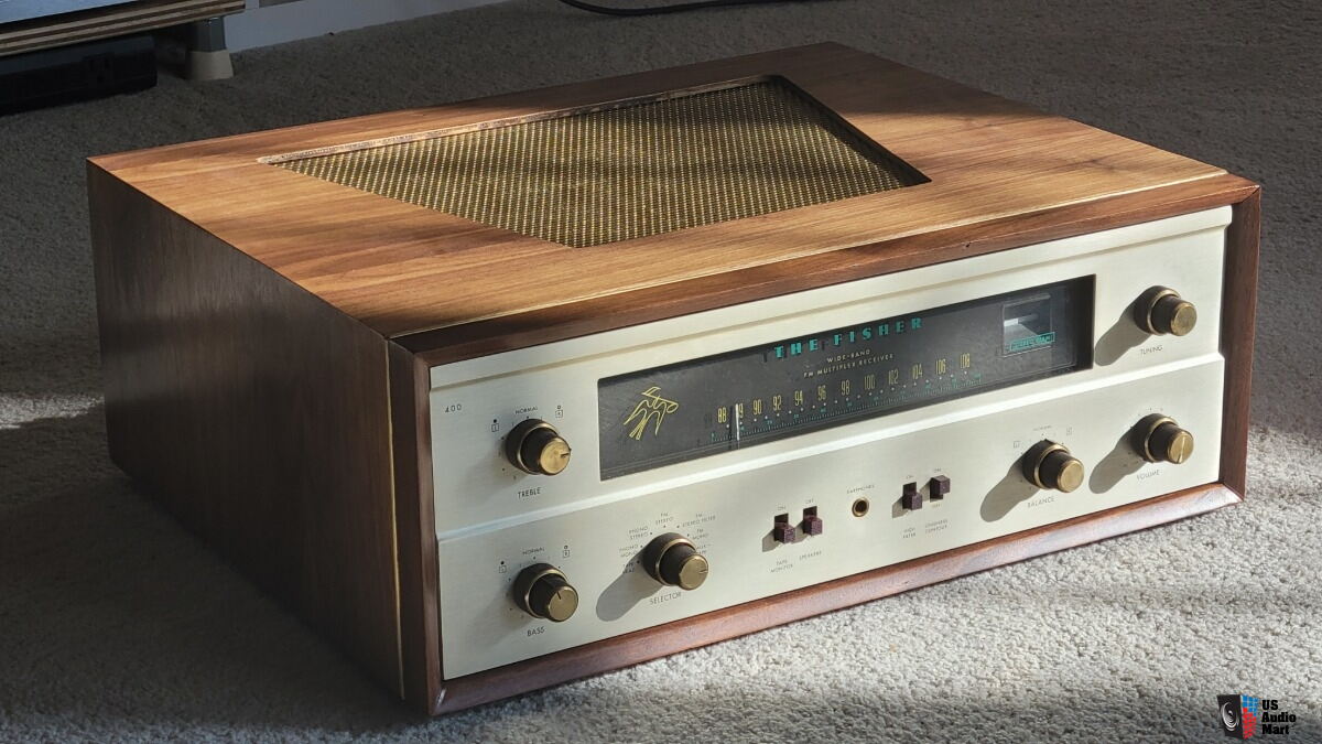 The Fisher 400 Tube Receiver Fully Restored Beautiful Wood Case - Spare ...