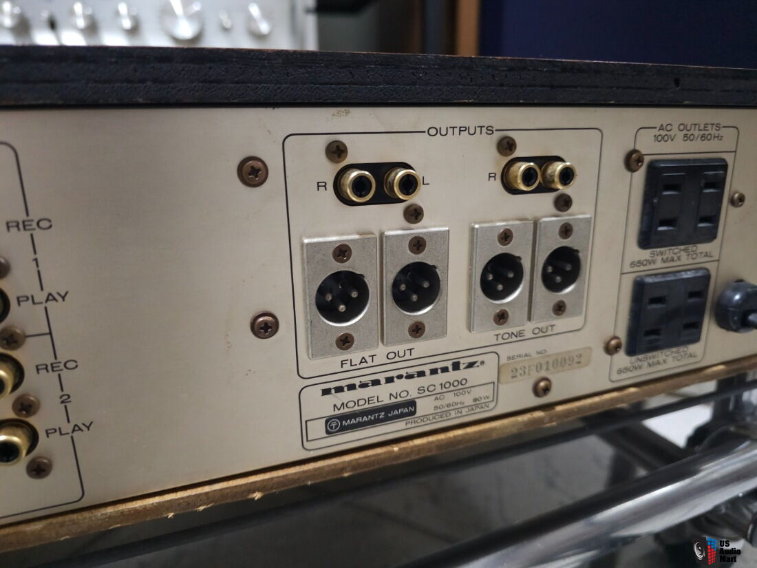 Marantz SC-1000 Preamplifier and SM-800 Power Amplifier in Original ...
