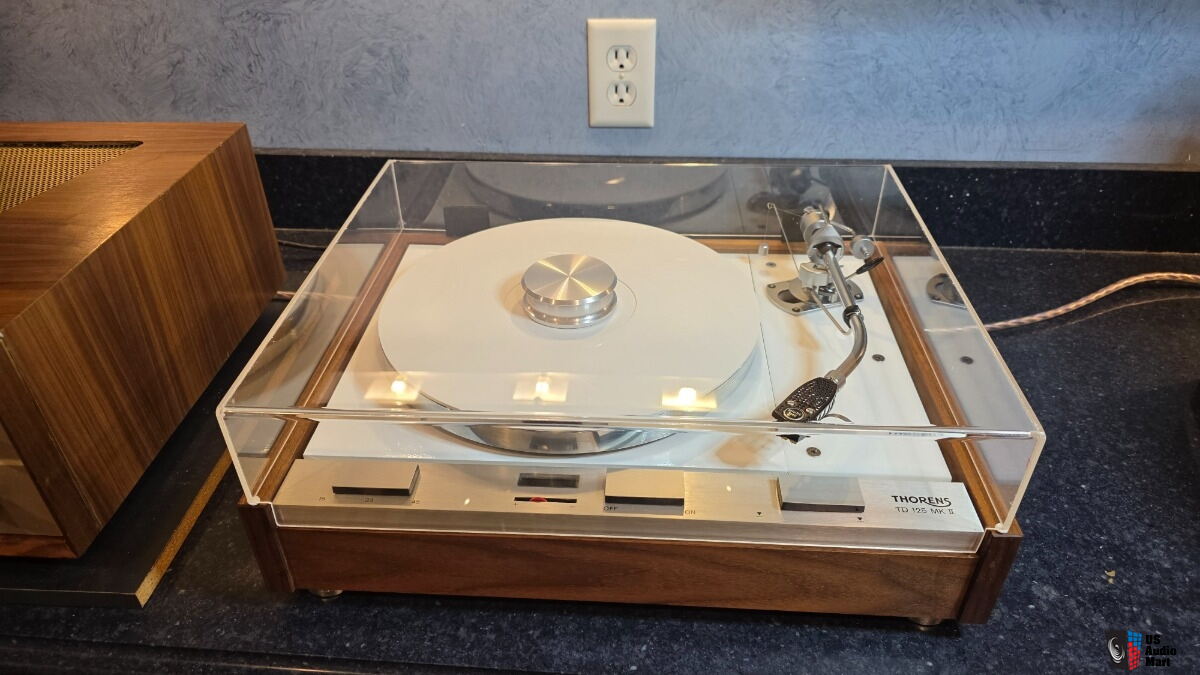 Vintage Thorens TD-125 mk II. SME 3009 S2. Shure M95ED. Restored ...