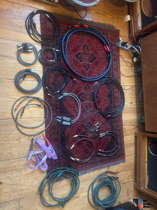 Liquidating Lot of 15+ Cables: Kimber Cables, Audioquest, Audio ...
