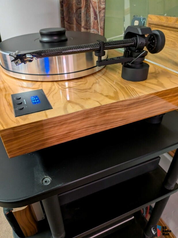 Rare Olive Wood Project Extention 10 Tyrntable with Low Output Sumiko ...