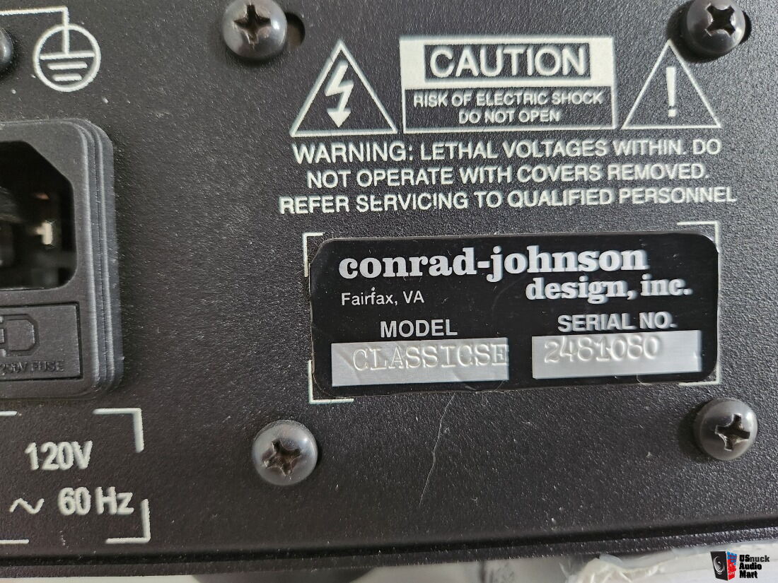 Conrad Johnson Classic SE Preamplifier Photo #5992875 - US Audio Mart