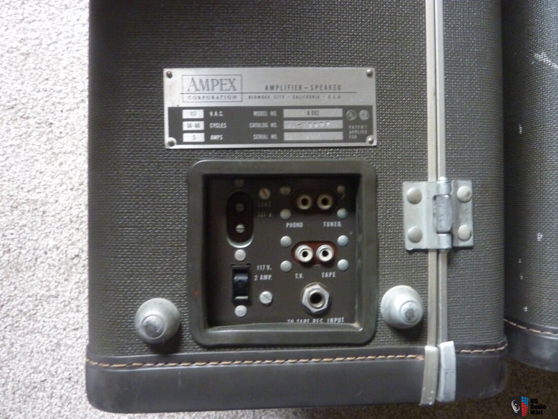 TWO Ampex A692 Tube Amplifiers & Speakers Photo #5994587 - US Audio Mart