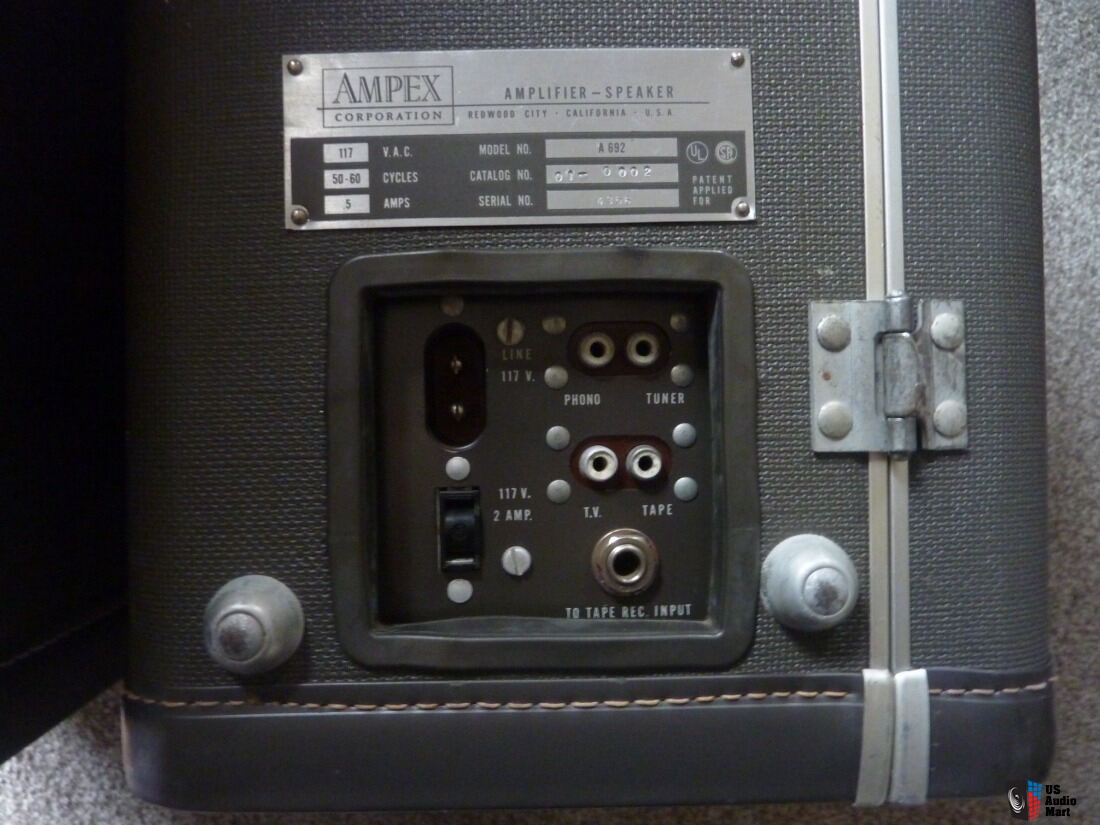 TWO Ampex A692 Tube Amplifiers & Speakers Photo #5994587 - US Audio Mart