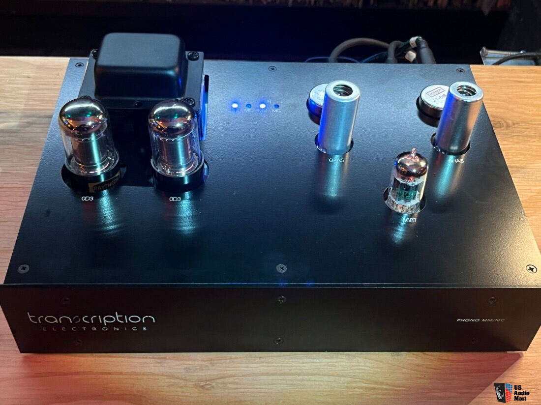 Transcription electronics power amp / integrated and phono stage Photo ...