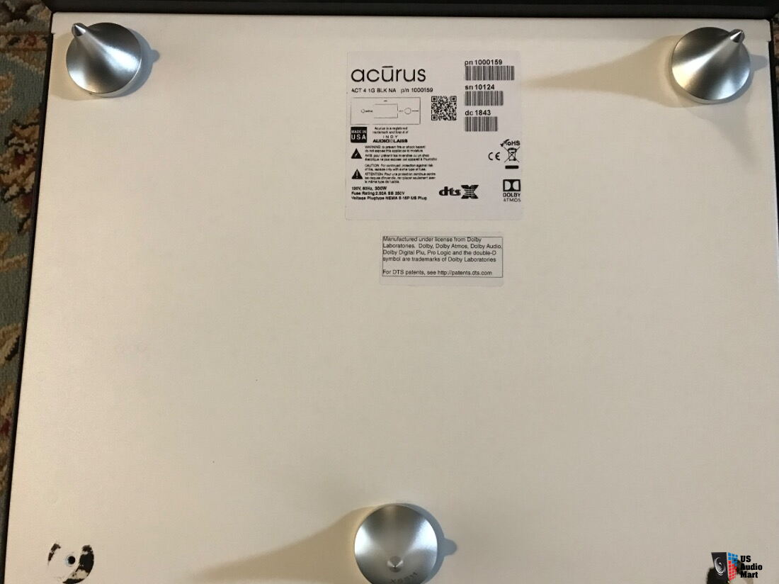 Acurus ACT 4 Reference AV Processor & Kharma Power Cable With Free ...