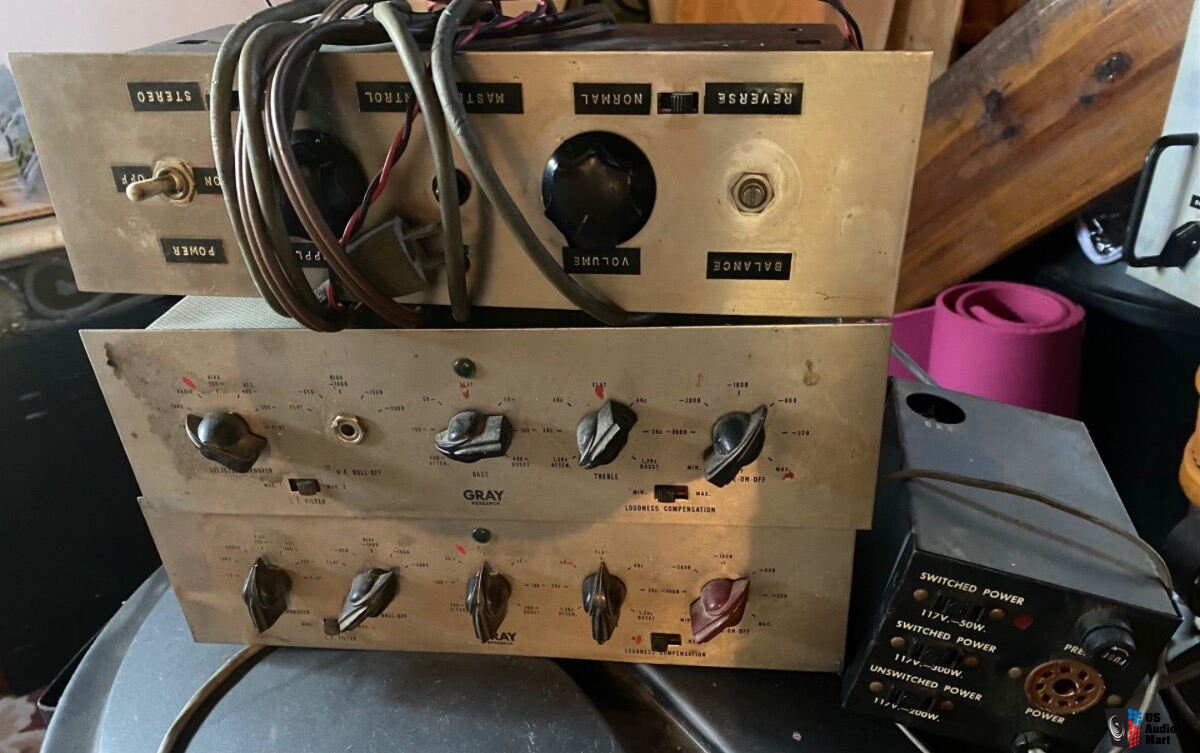 Gray Research AM-3 Mono Preamps with a single power supply Photo ...