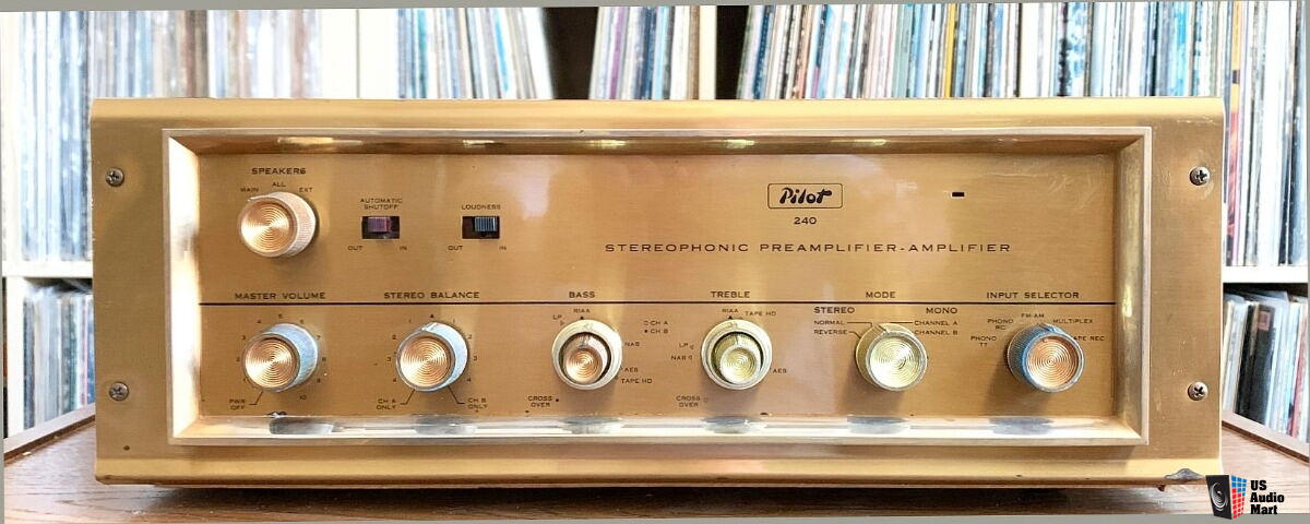 Pilot 240 EL84 Integrated Amplifer RESTORED ! Leben Fisher Scott Free ...