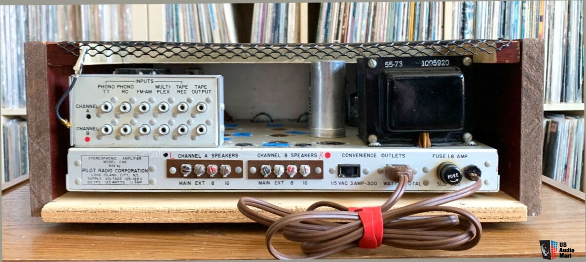 Pilot 240 EL84 Integrated Amplifer RESTORED ! Leben Fisher Scott Free ...