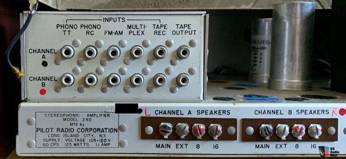 Pilot 240 EL84 Integrated Amplifer RESTORED ! Leben Fisher Scott Free ...