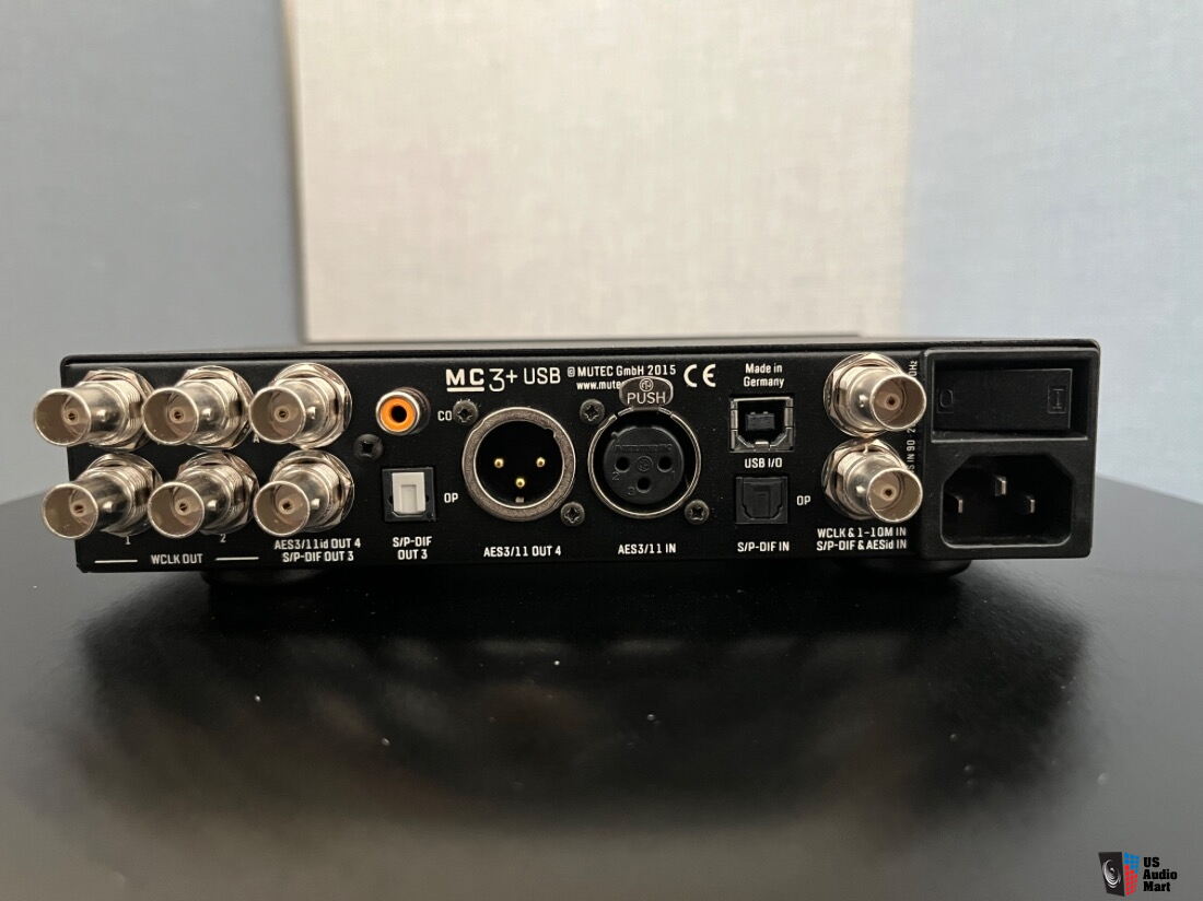 Mutec MC-3+ USB - Audiophile USB Reclocker / Master Clock Interface ...