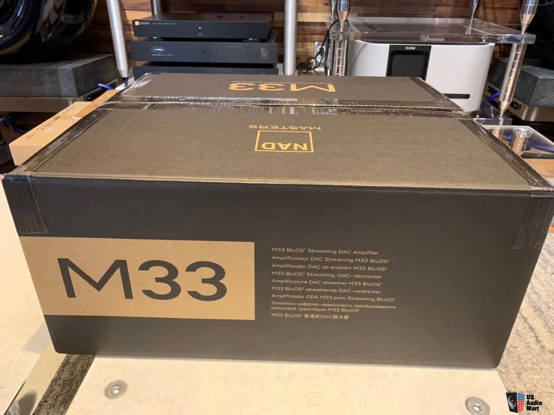 Mint NAD Masters M33 Streaming DAC Amplifier - Complete in Box Photo ...