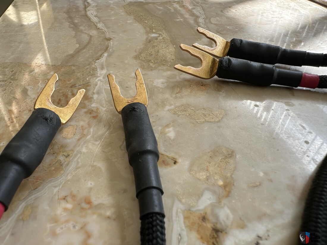 Audience Front Row Speaker Cable, 3M/10ft Pair, Spades, Free Ship, EXC ...