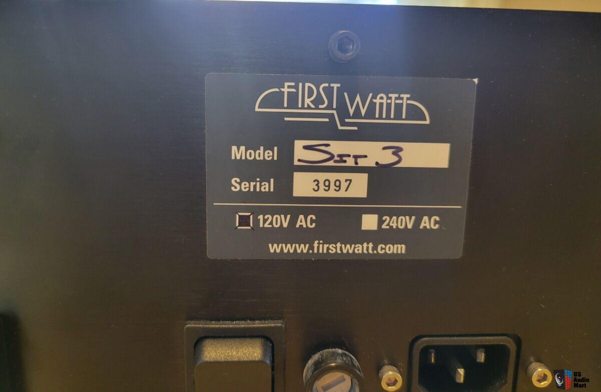 First Watt SIT-3 amplifier Photo #6002105 - US Audio Mart
