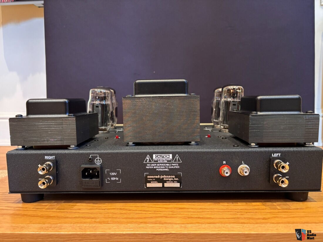 Conrad Johnson Classic 62SE tube amplifier - mint customer trade-in ...