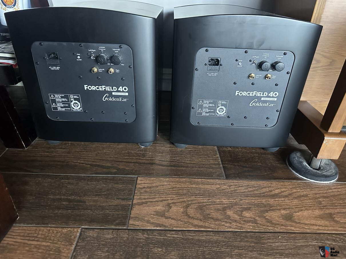 GoldenEar ForceField 40 Pair (2) subwoofers ** Golden Ear Force Field ...