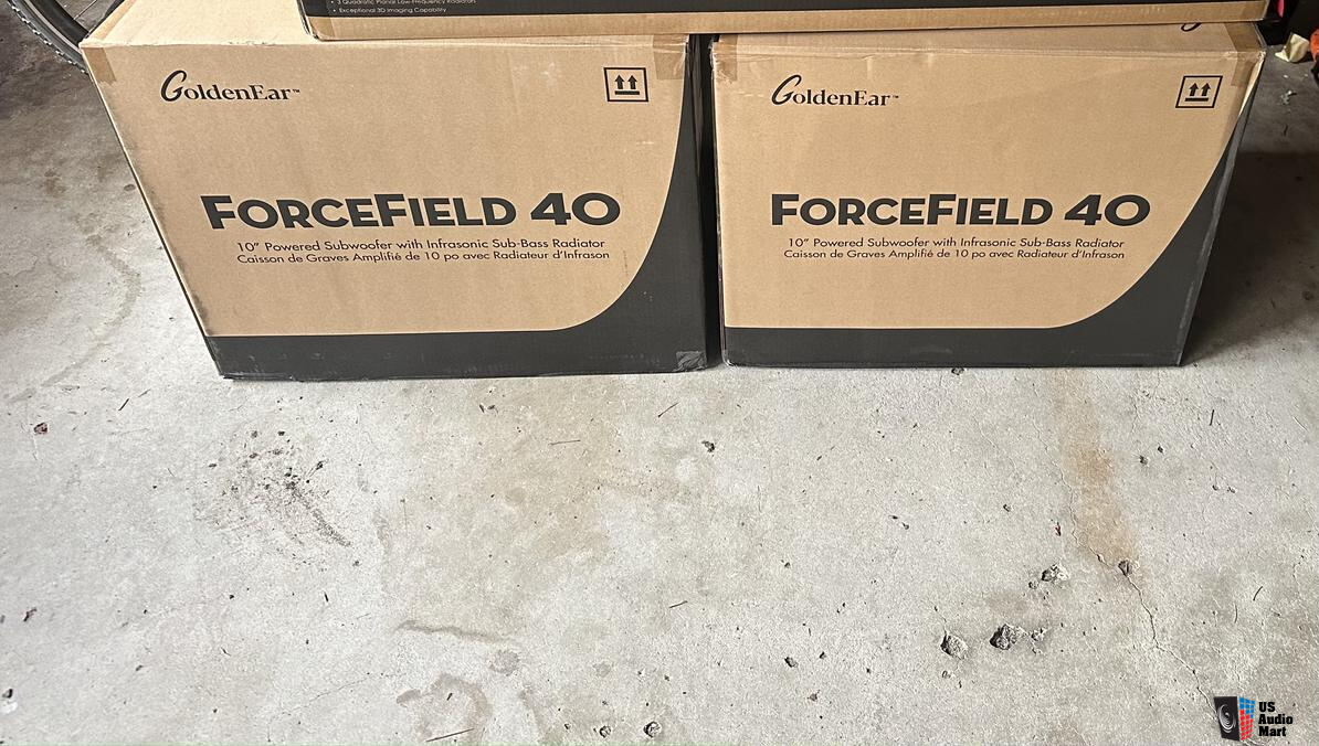GoldenEar ForceField 40 Pair (2) subwoofers ** Golden Ear Force Field ...