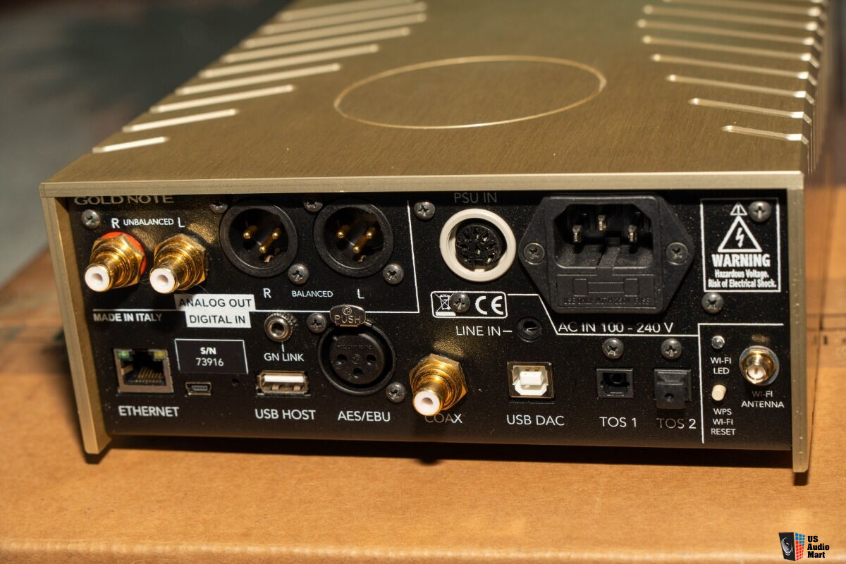 Gold Note DS-10 Plus DAC/Streamer/HeadPhone Amp Photo #6005694 - US ...