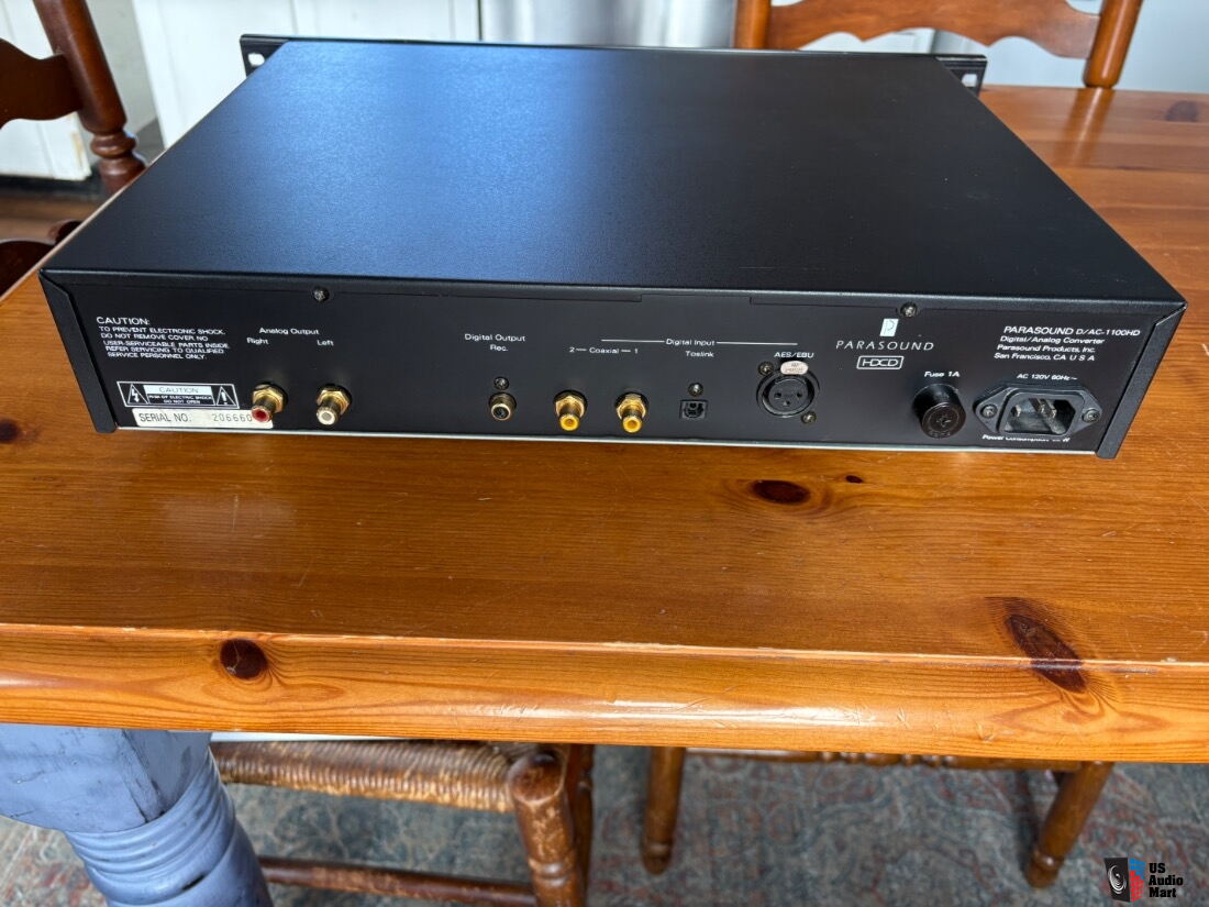 Parasound D/AC-1100HD PCM63 DAC Photo #6007386 - US Audio Mart