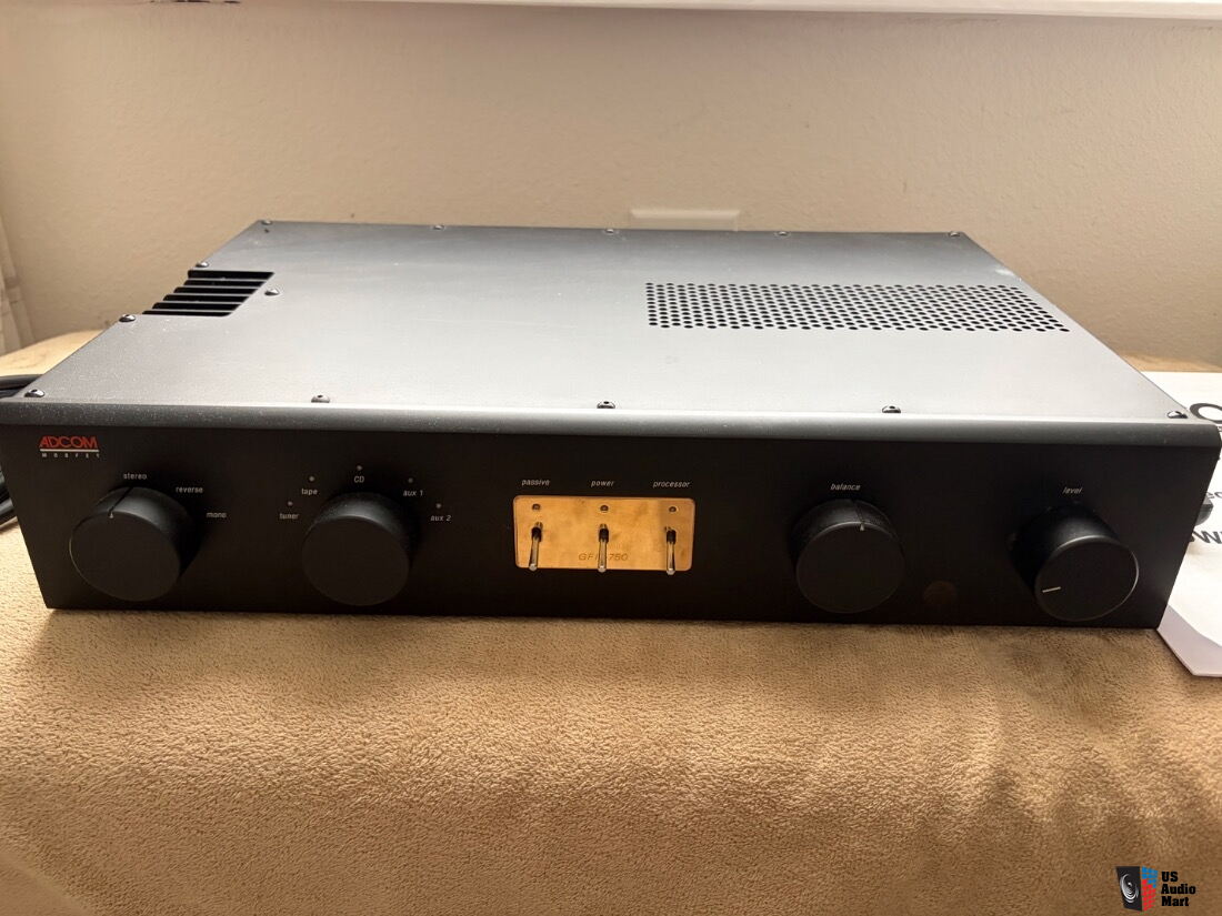 Adcom GFP 750 preamp designed by Nelson Pass when he was 50 Photo ...