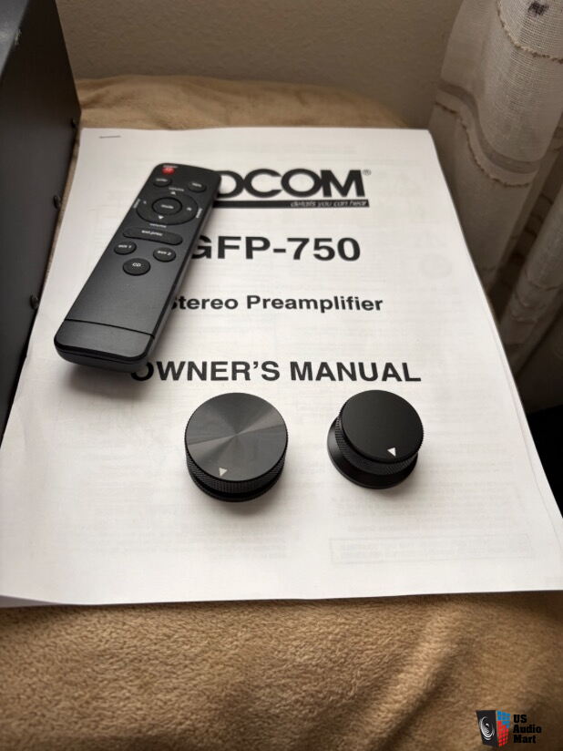 Adcom GFP 750 preamp designed by Nelson Pass when he was 50 Photo ...